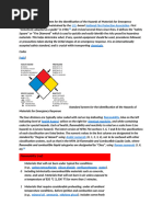 NFPA 704 Hazardous Materials Identification System | PDF | Combustion ...
