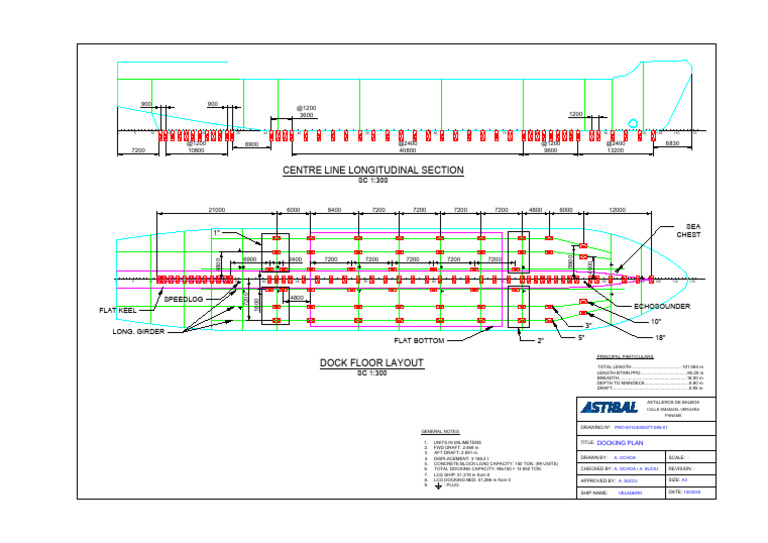 Docking Plan for Veladero Ship | PDF | Warships | Shipbuilding