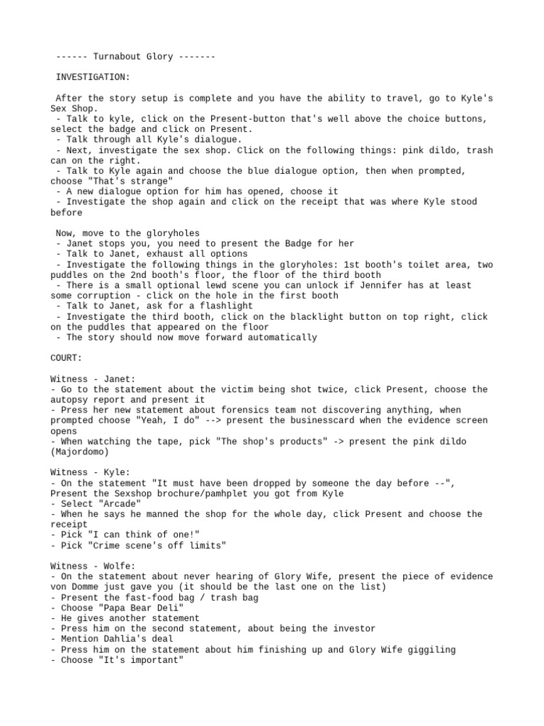 Club Detention Game Walkthrough Guide | PDF