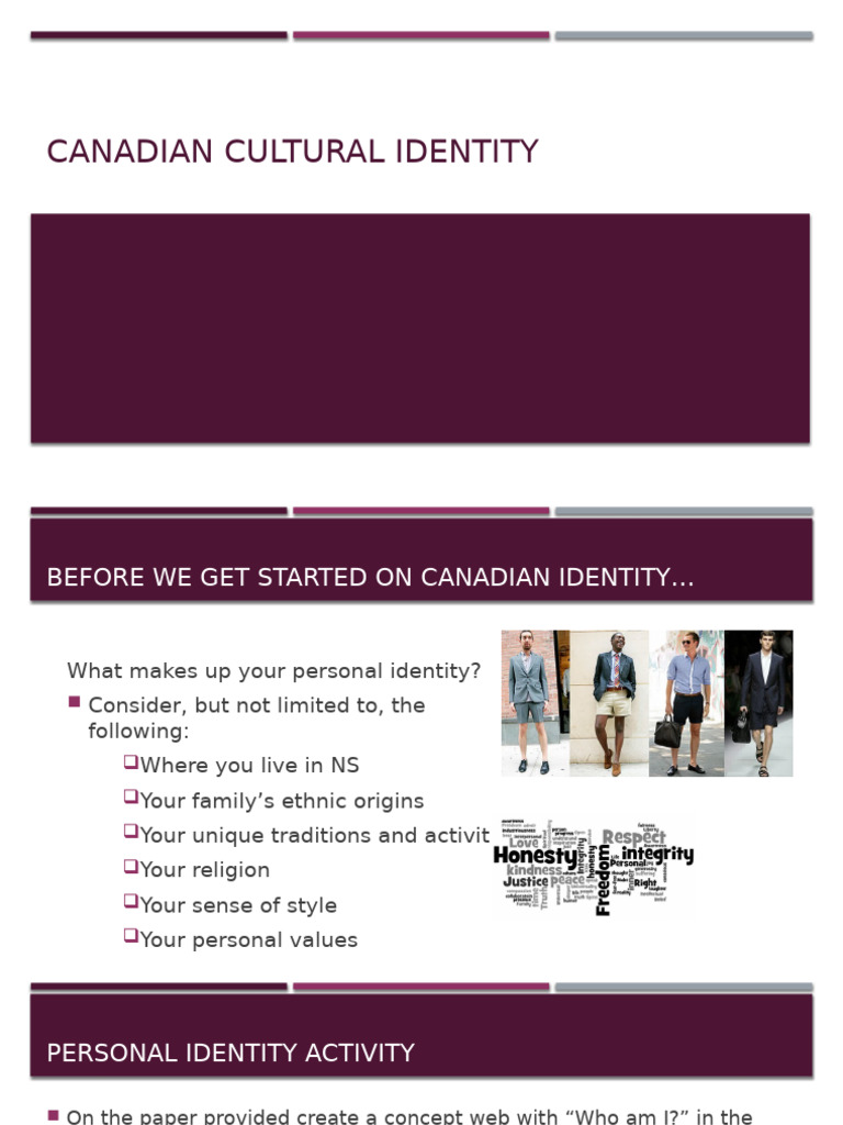 Exploring Canadian Cultural Identity | PDF | Identity (Social Science ...