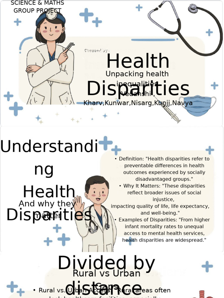 Health Disparities | PDF | Health Equity | Social Programs