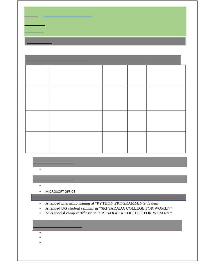 Dhanushya Resume | PDF