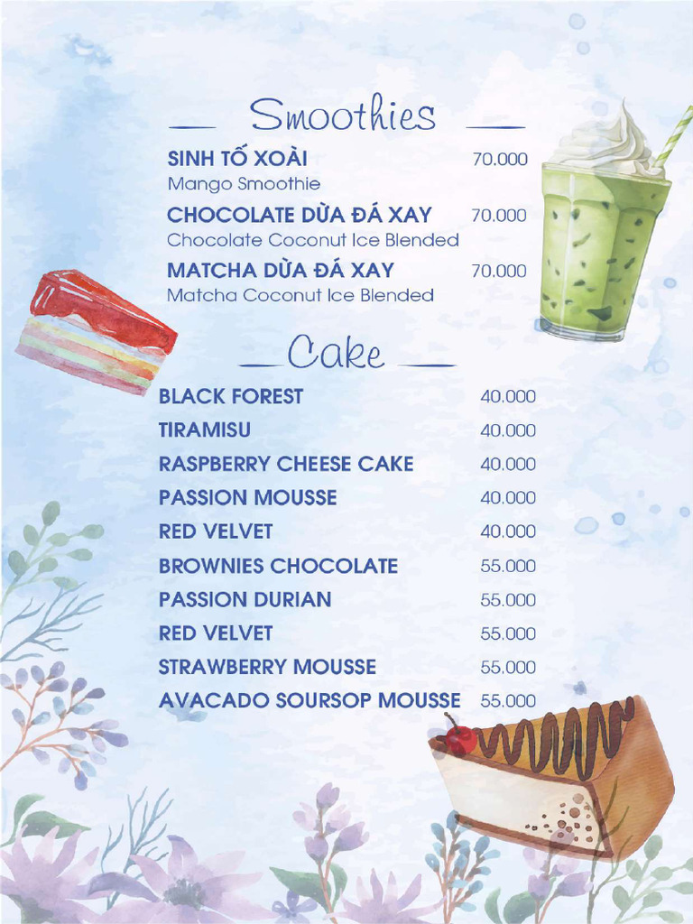 Menu Drink | PDF