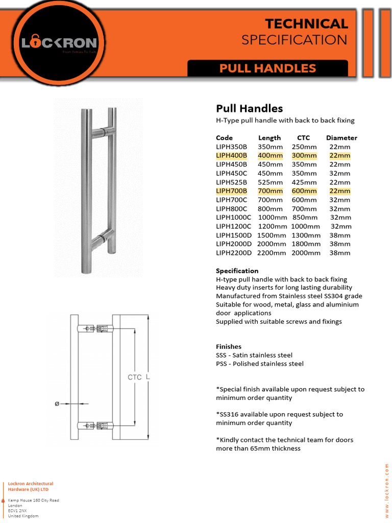 Liph Series Cutsheet 2.2 | PDF