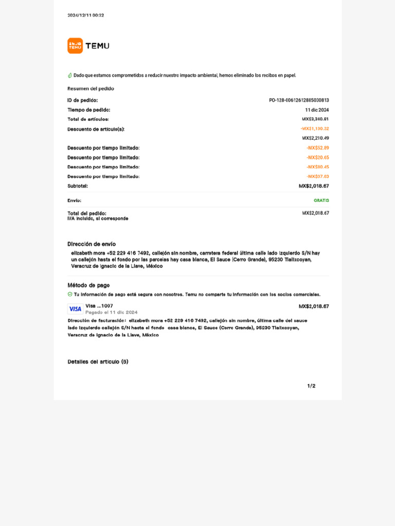 Temu Web Document | PDF