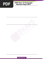 Geography Board Paper 2025 | PDF | Soil | Rain