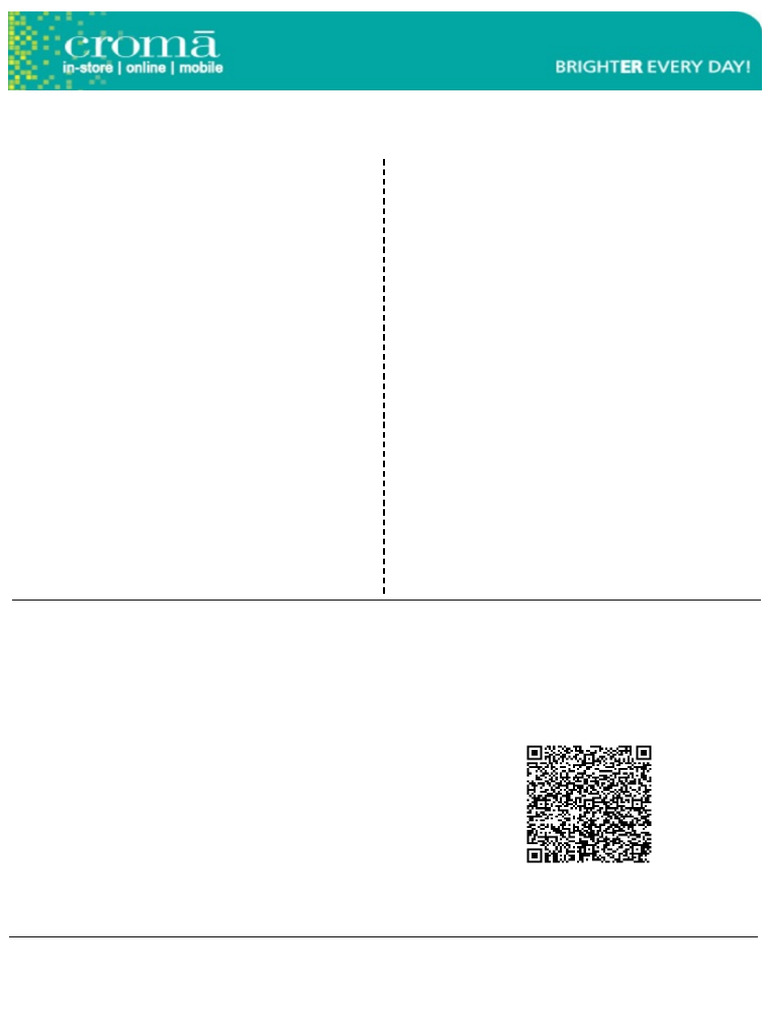 Croma_Inv_SLTCI1990787 | PDF | Public Finance | Taxes