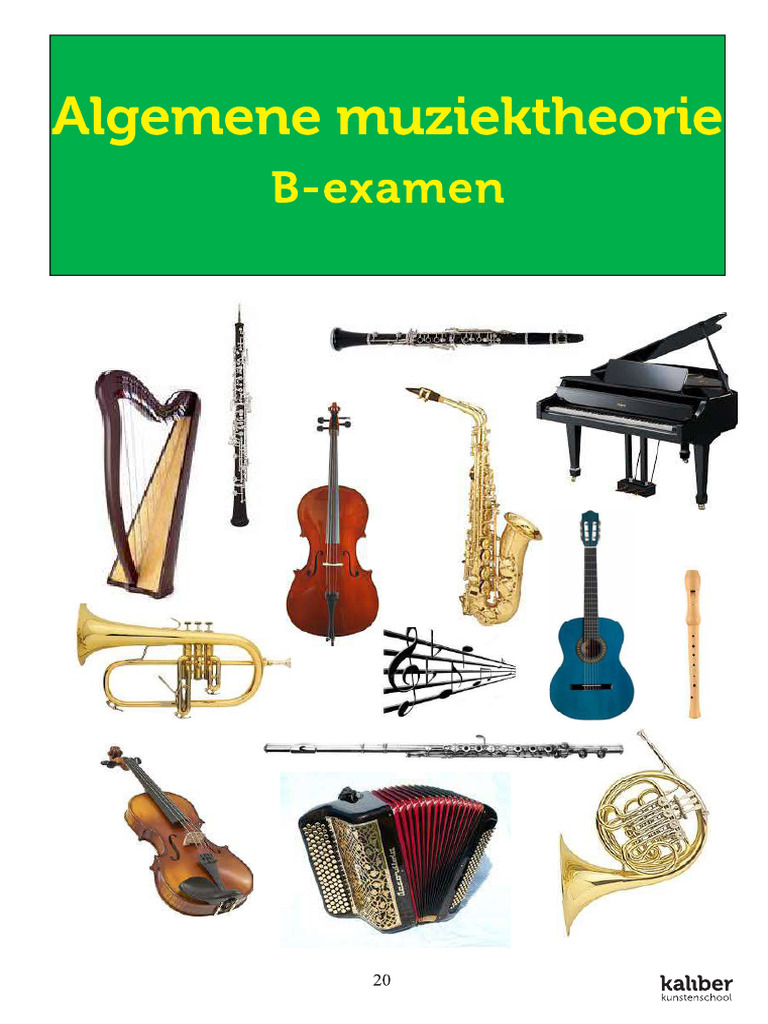 algemene muziektheorie B kaliber kunstenschool | PDF