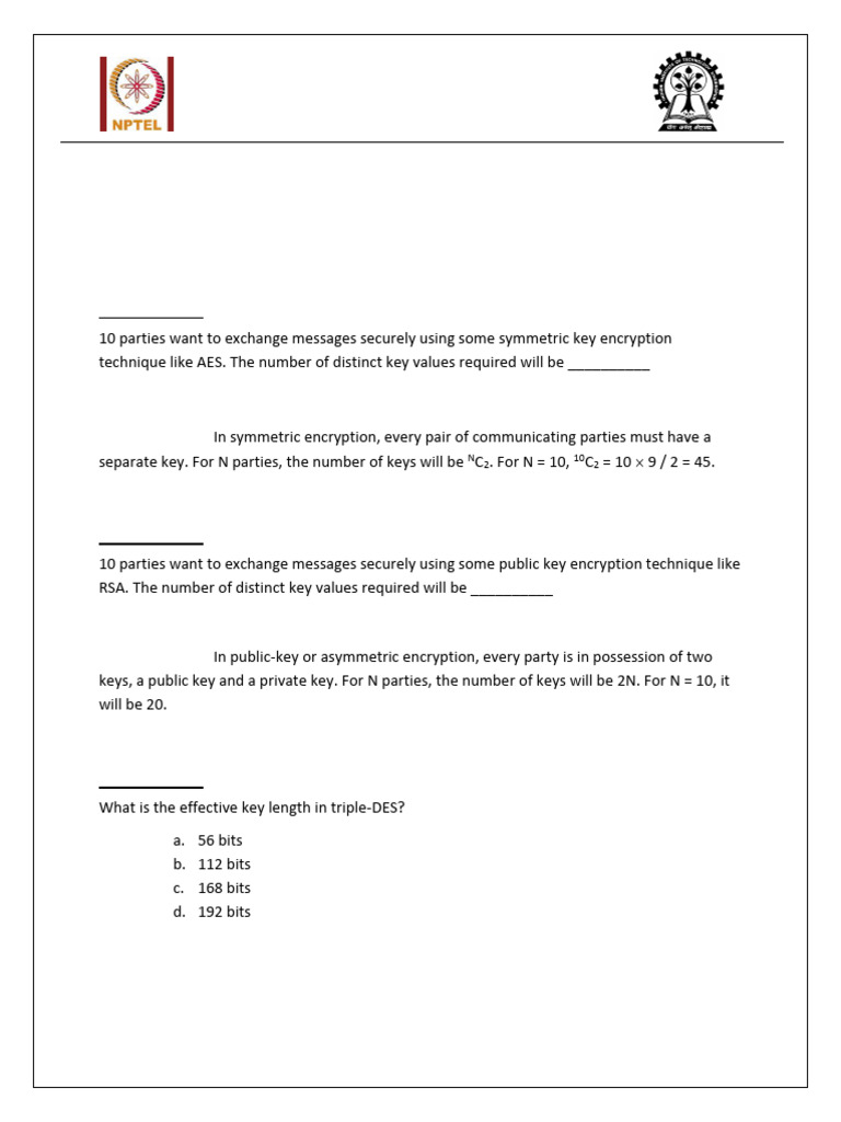 Assignment-6-Solutions | PDF | Public Key Cryptography | Key (Cryptography) Assignment-6-Solutions | PDF | Public Key Cryptography | Key (Cryptography)