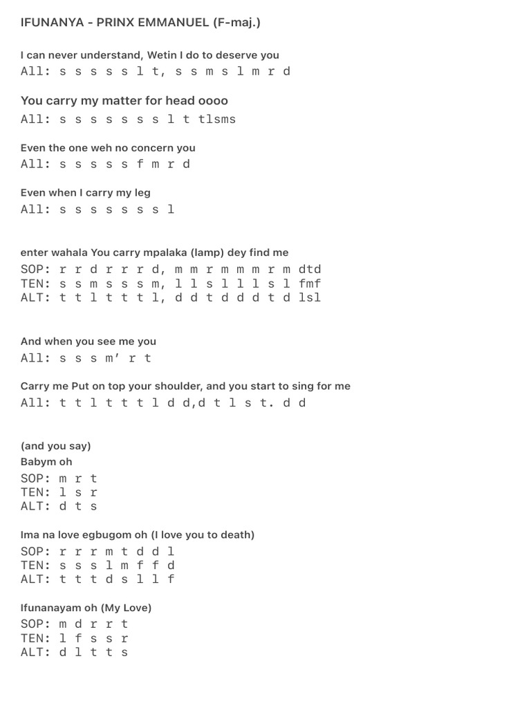 IFUNANYA - PRINX EMMANUEL (F-maj.) | PDF