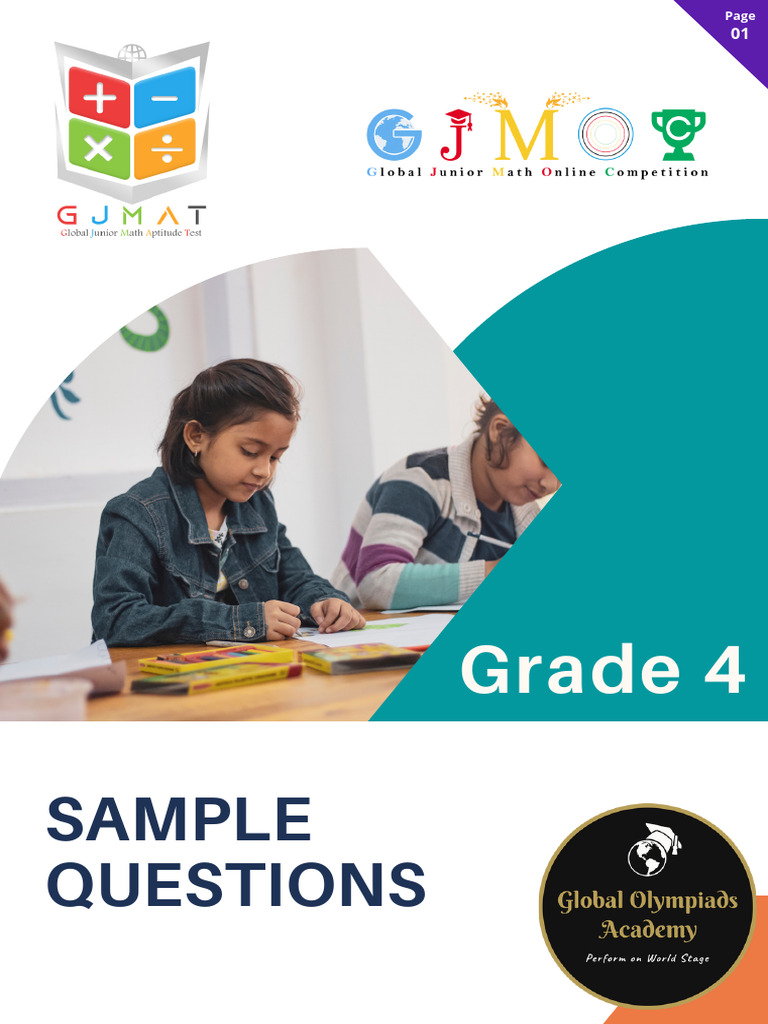 Grade 4 - Sample Questions | PDF | Mathematics | Critical Thinking