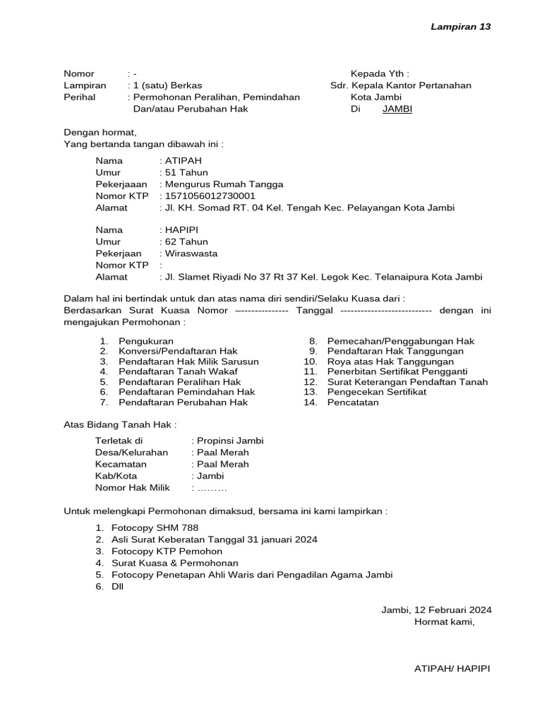 Lampiran 13 Sprodik | PDF