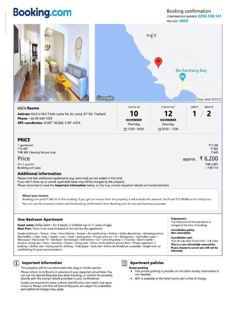 Koh Lanta Accomodation | PDF