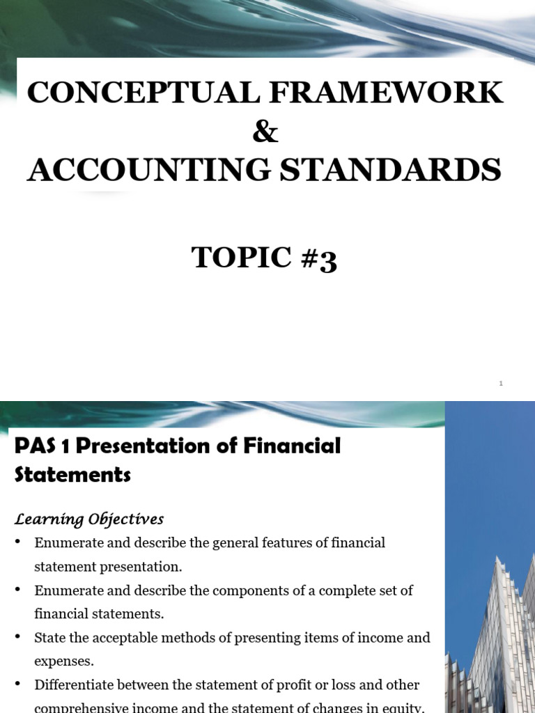 CCC-CFAS-Topic-3 | PDF | Balance Sheet | Going Concern
