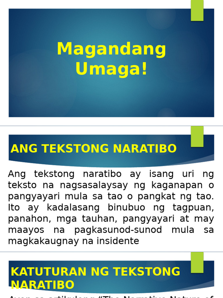 Pagbasa at Pagsusuri Week 1 | PDF