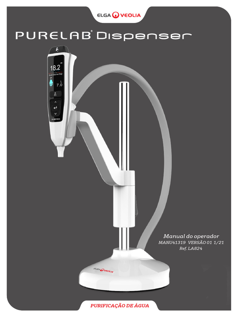 PURELAB Dispenser Operator Manual MANU41319 Version 01 2021 PT | PDF ...