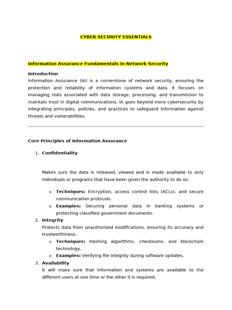 Cyber Security Essentials | PDF | Key (Cryptography) | Public Key Cryptography