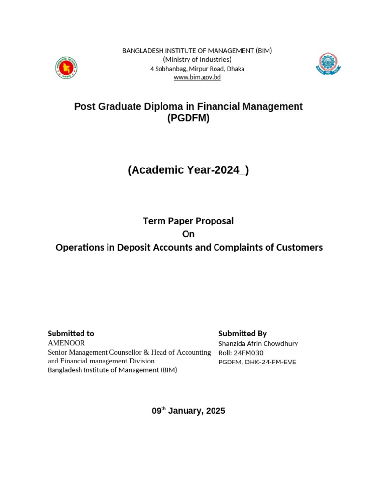 Term | PDF | Banks | Methodology