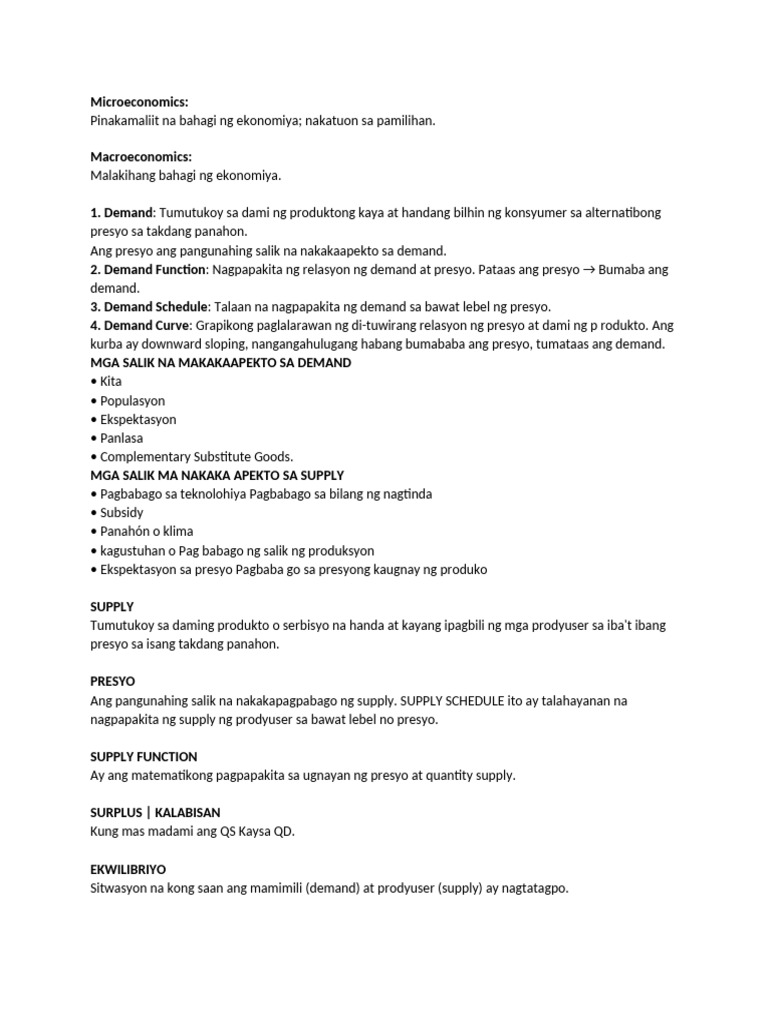 Ap9 Q2 Reviewer | PDF