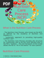 Overview of the Nutrition Care Process | PDF | Nutrition | Diet & Nutrition