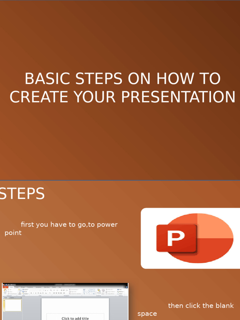 Basic Steps On How To Create Your Presentation Hyra CT | PDF