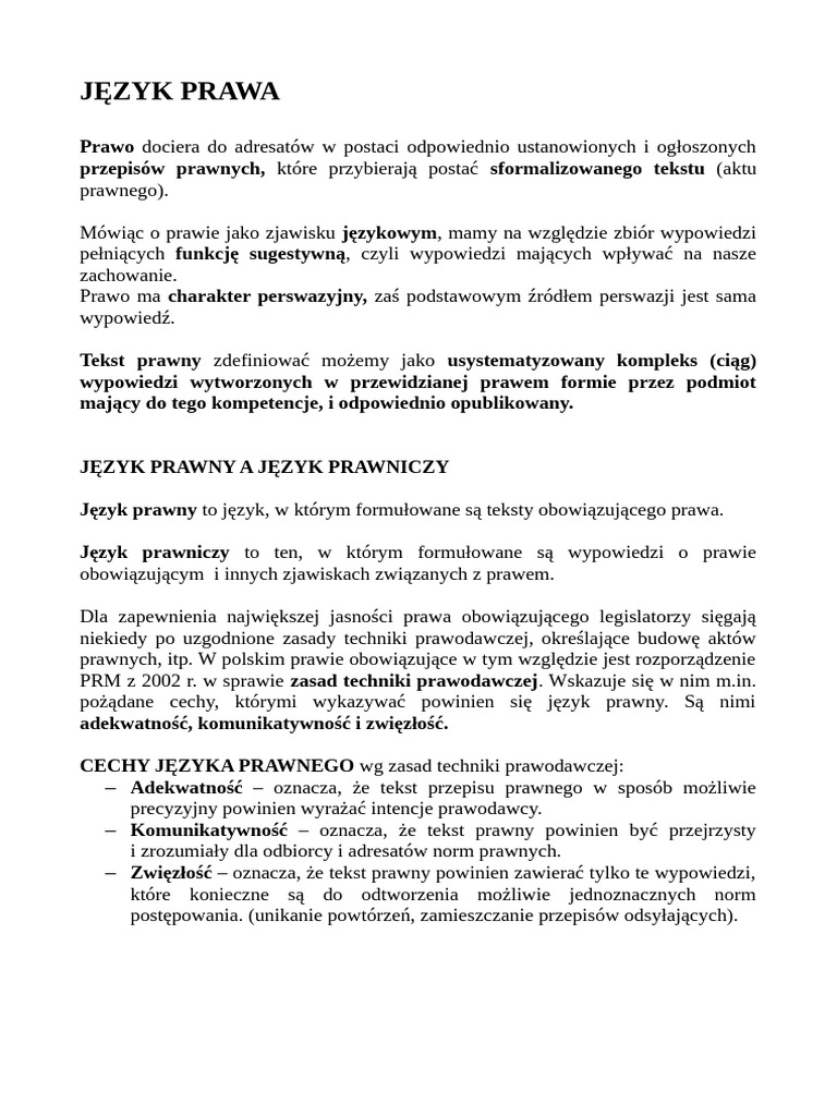 Prawoznawstwo Koloss | PDF