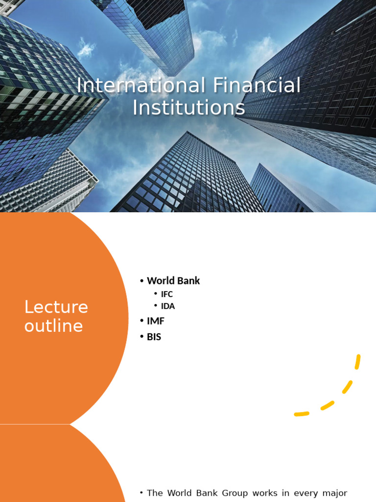 Overview of International Financial Institutions | PDF | International ...