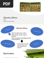 African Ethics: Ukama and Ubuntu Insights | PDF | Morality | Metaphysics
