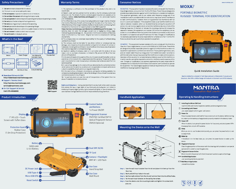 MOXA7 User Guide V2 | PDF