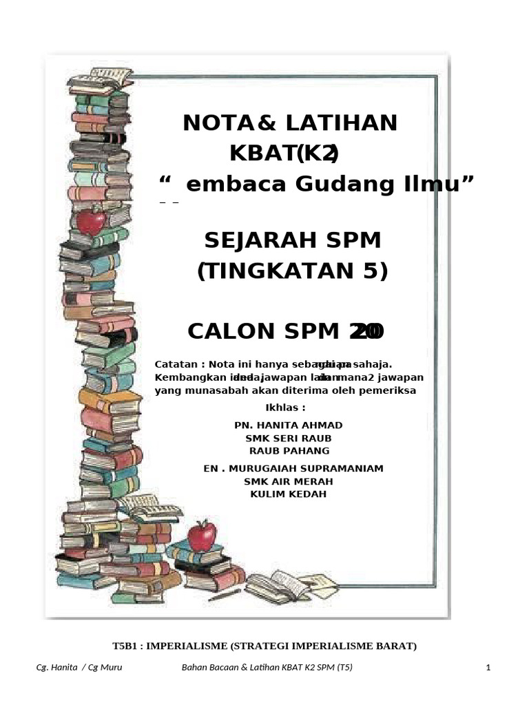 t5 (KBSM) Nota Kbat&Latihan | PDF
