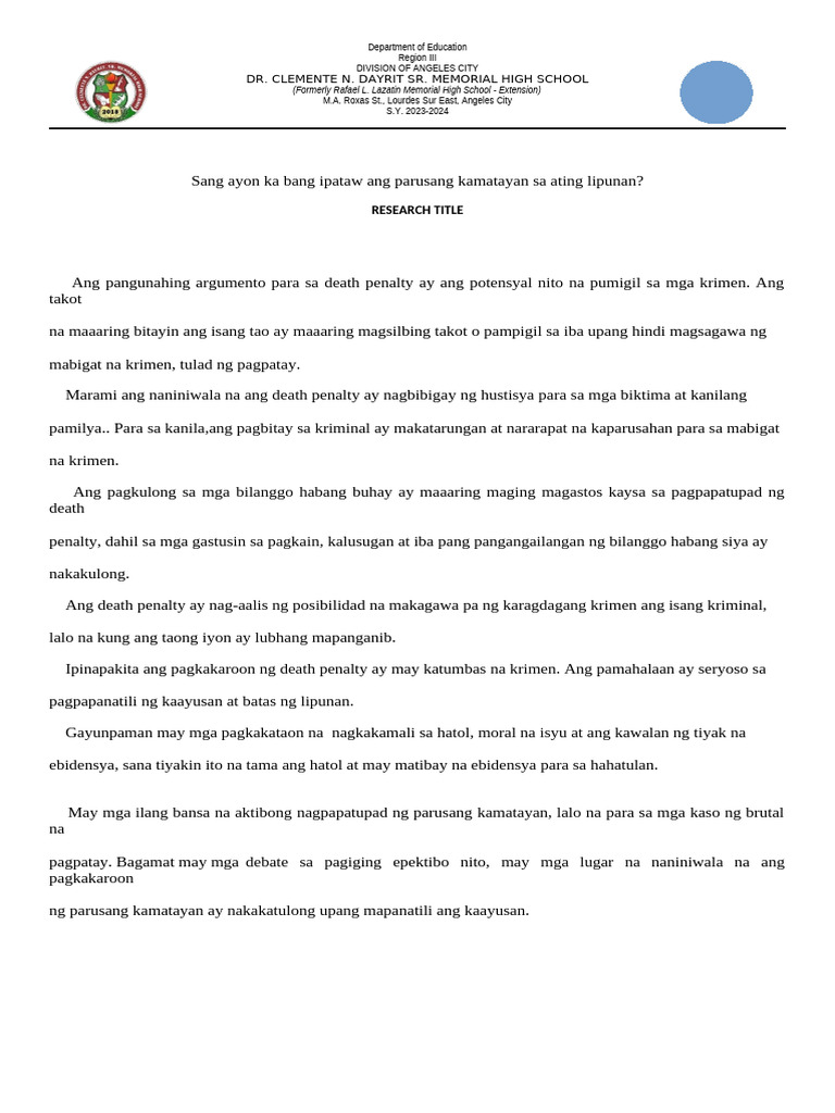 ESP Reflection 2 | PDF