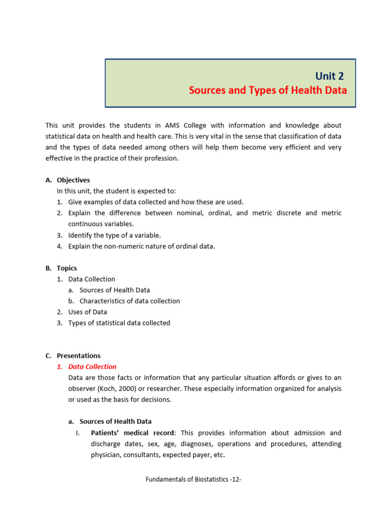 222 STA Lecture Guides W2 2025-2 | PDF | Biostatistics | Level Of ...