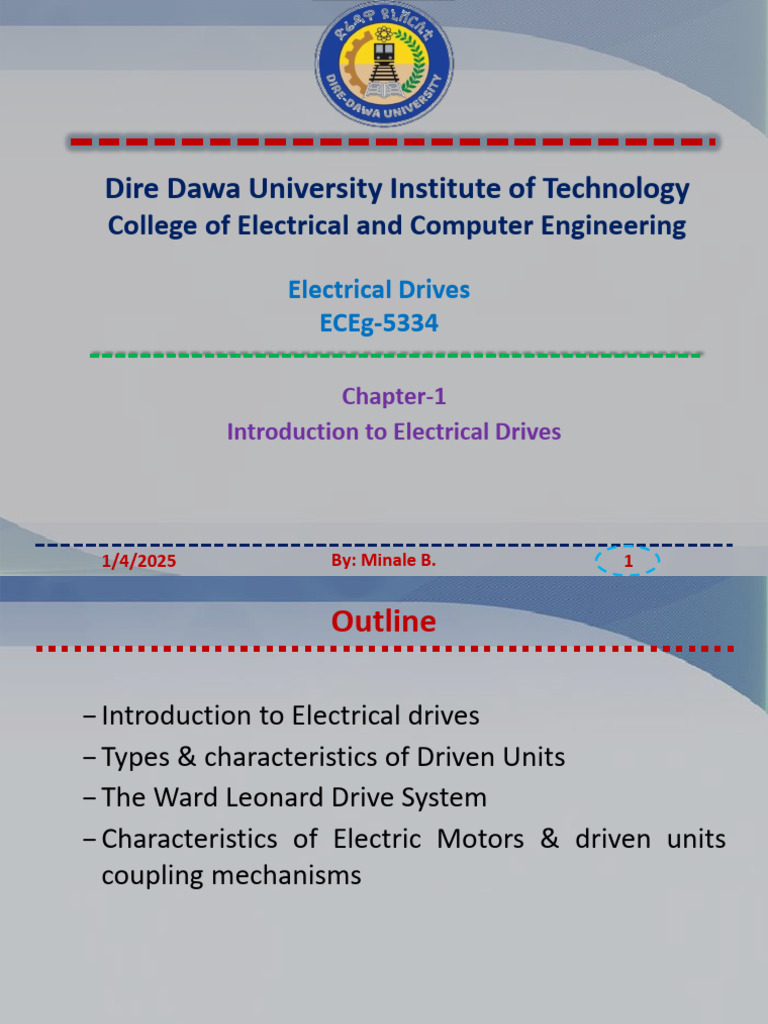 Chapter-1 Introduction To Electrical Drives | PDF | Electric Motor ...