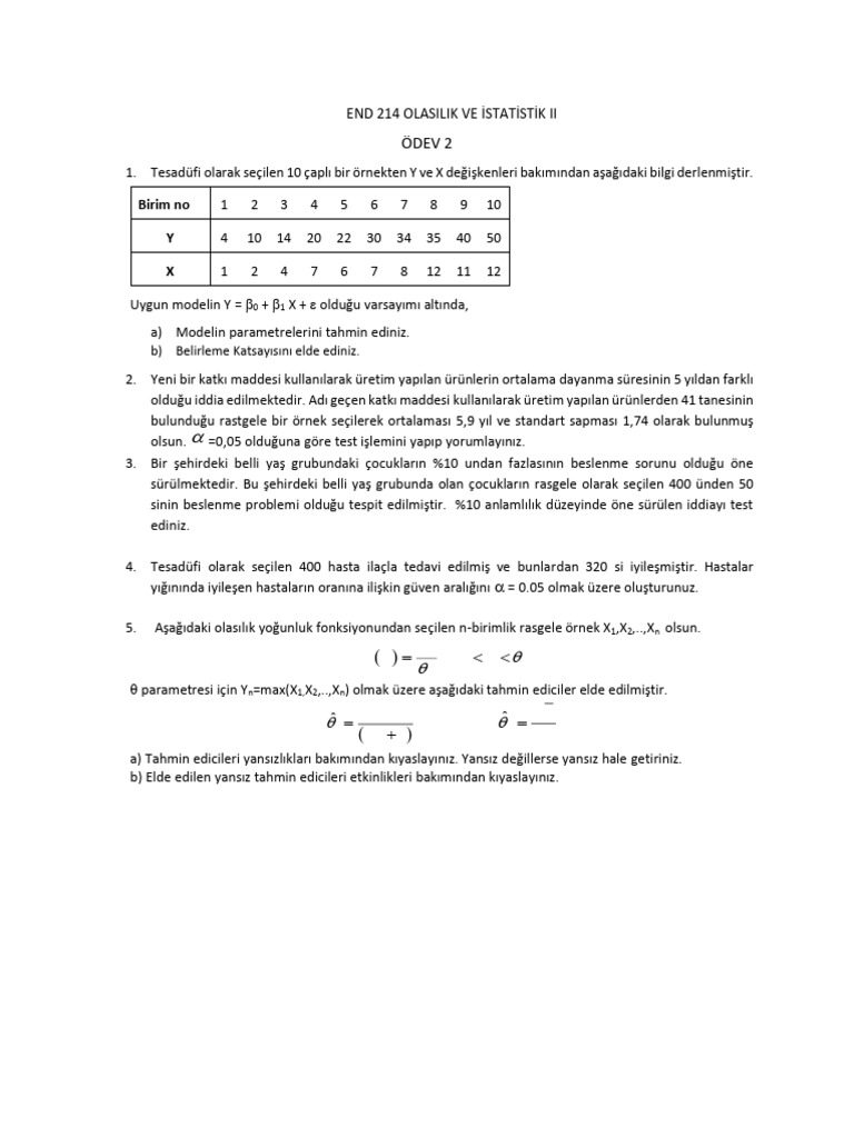 END 214 2021-2022 Güz Ödev 2 | PDF
