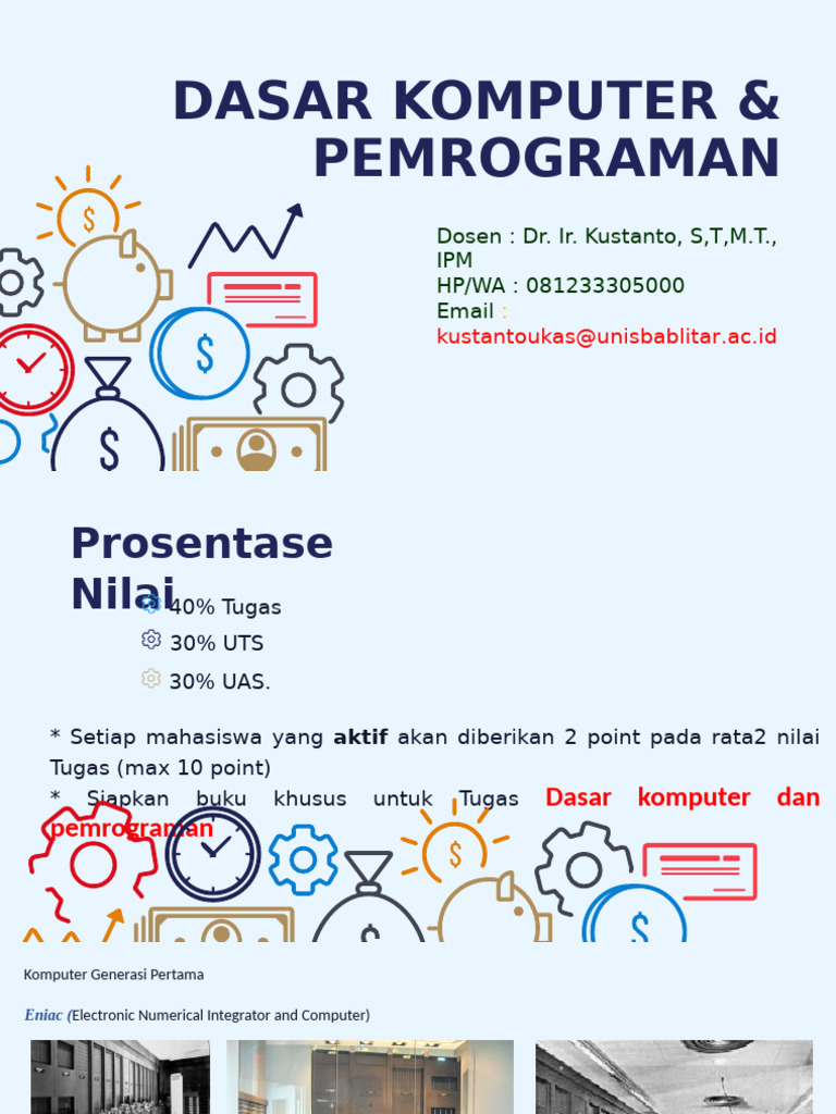 1. Dasar Komputer Dan Pemerograman | PDF