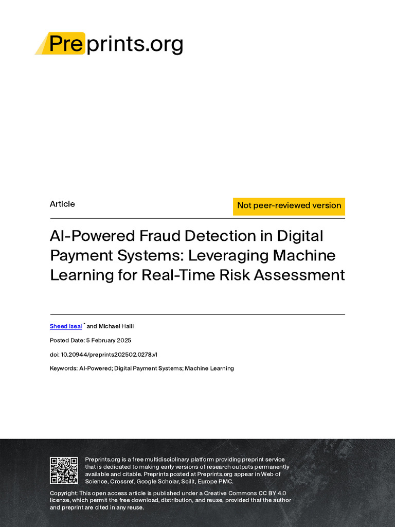 preprints202502.0278.v1 (1) | PDF | Machine Learning | Support Vector Machine