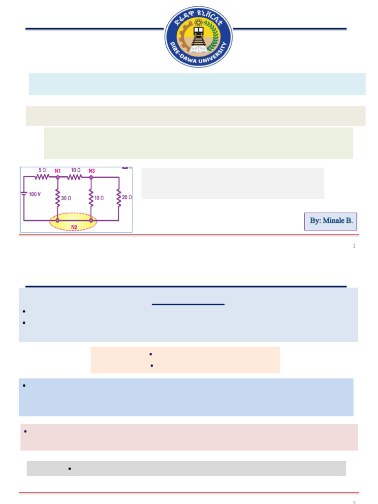Chapter-3 Methods of Circuit Analysis | PDF | Network Analysis ...