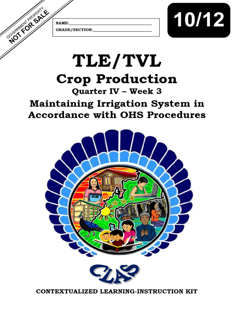 3 TLE TVL - AFACROP PRODN1012 - q4 - CLAS3 - Maintaining Irrigation ...