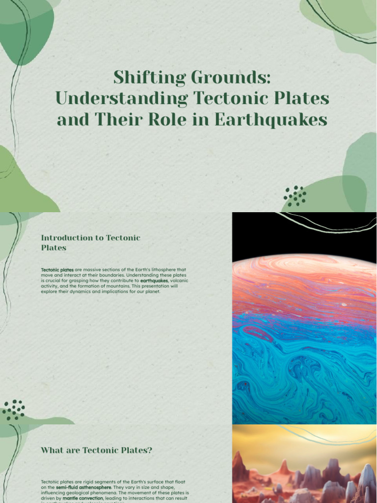 Slidesgo Shifting Grounds Understanding Tectonic Plates and Their Role ...