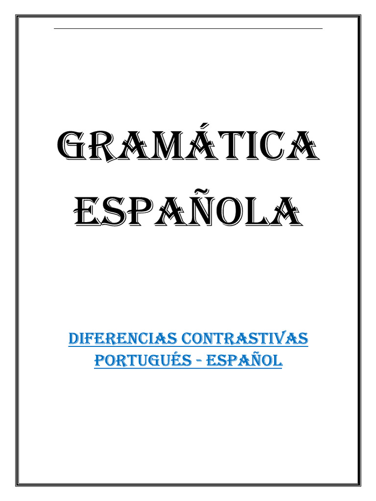 Gramática Española | PDF | Adjetivo | Género gramatical