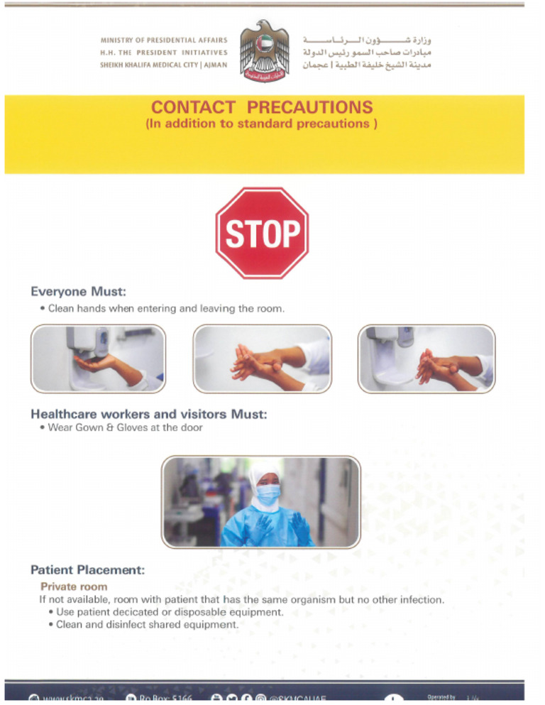 Contact Isolation Poster | PDF