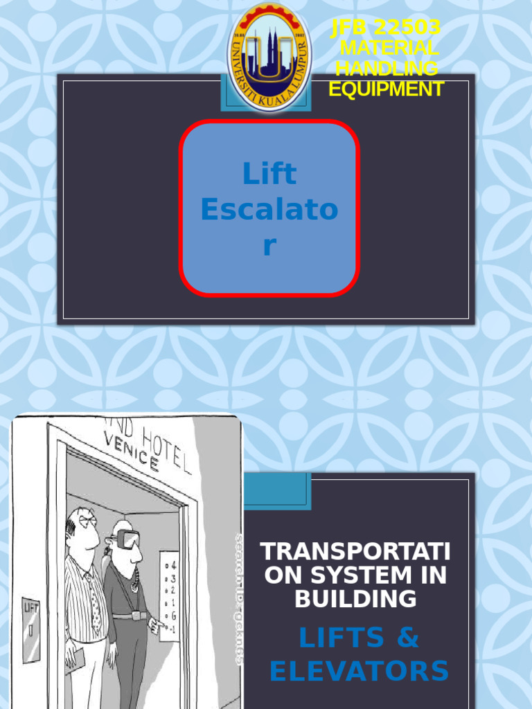 C4 Lift and Elevators | PDF | Elevator | Escalator