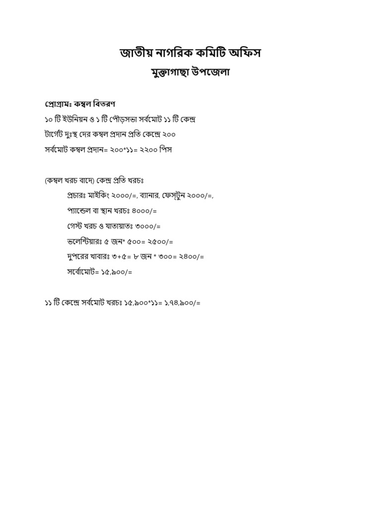 Kombol Bitoron | PDF