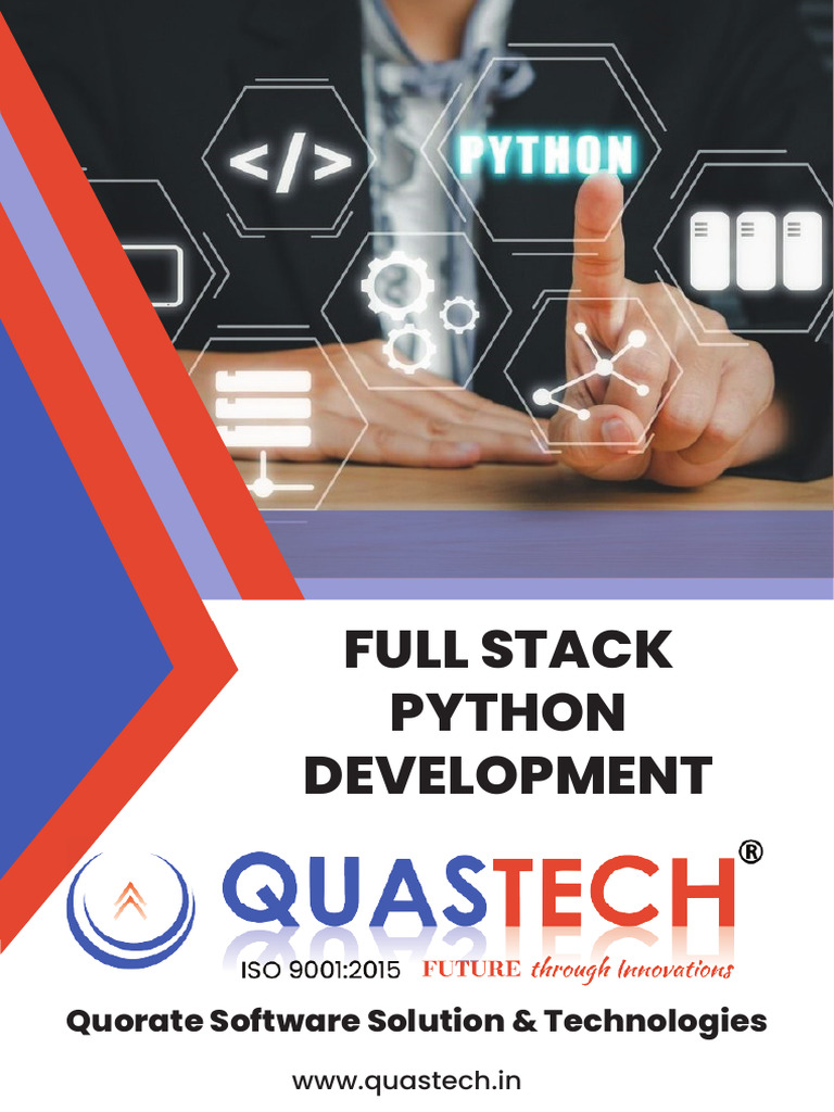 Full Stack Python Development at QUASTECH (Quorate Software Solutions ...