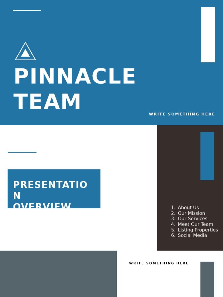 Pinnacle Team PowerPoint Template | PDF | Prices | Demand