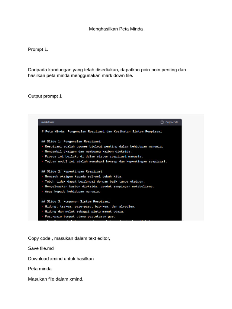 No. 5 Menghasilkan Peta Minda | PDF