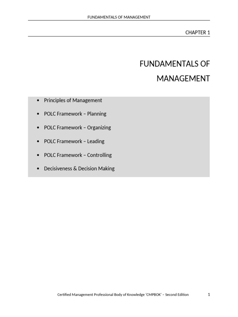 Chapter 1 (Polc Framework) | PDF | Swot Analysis | Strategic Management