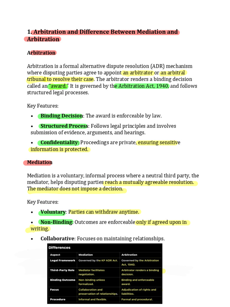 Document 321 | PDF | Mediation | Arbitration