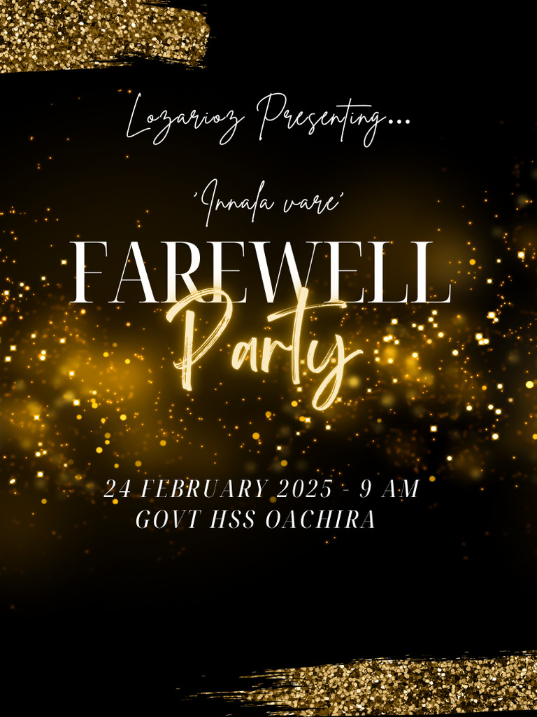 Farewell 1 | PDF