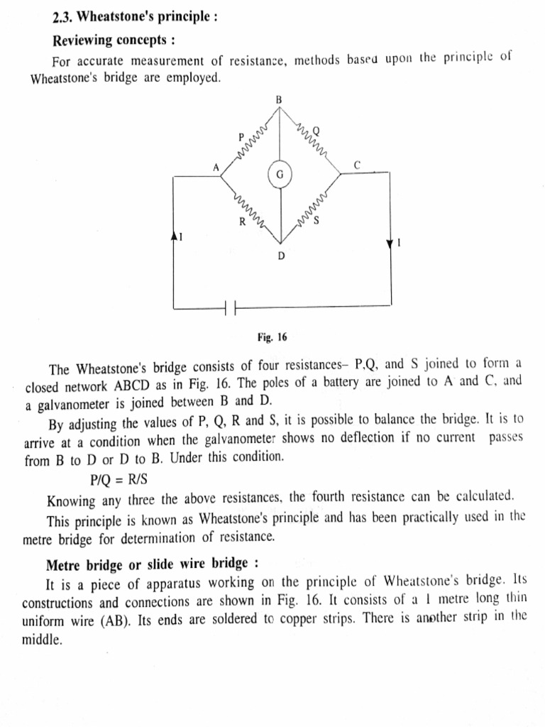 Meter bridge practical | PDF